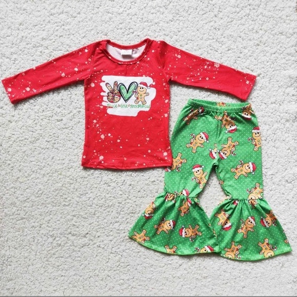 Matching Sets | Little Girls 3 Piece Set Peacelovegingerbread | Poshmark